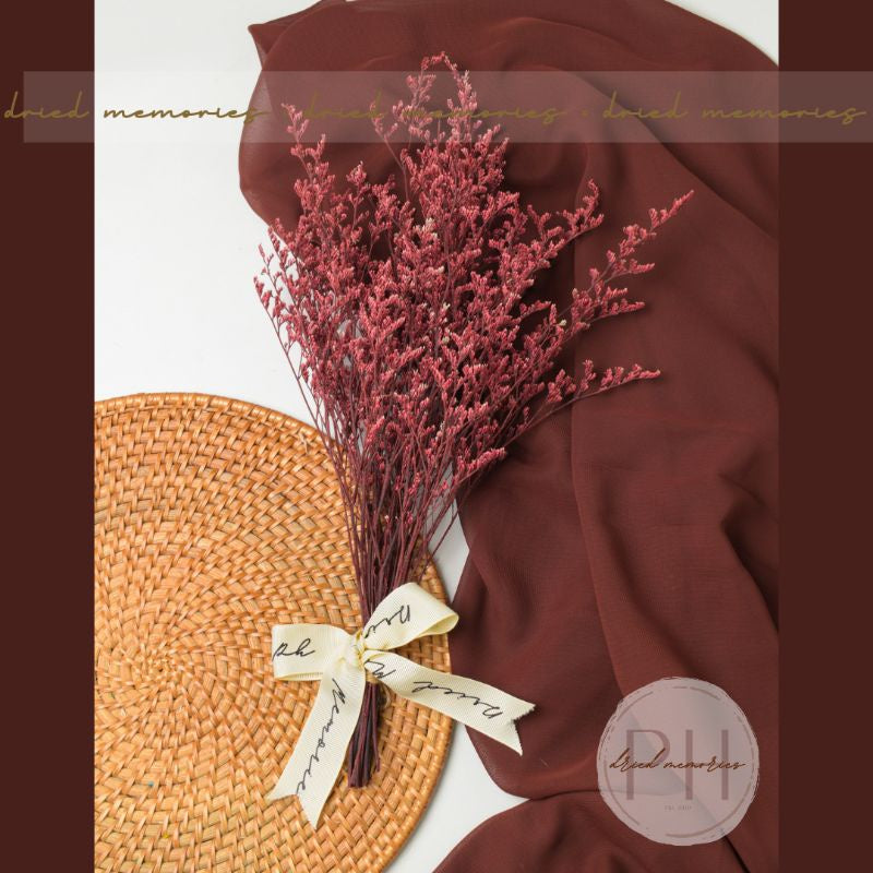 Preserved Dried Misty Real Flower Decor Gift Wedding Party Home Birthd ...